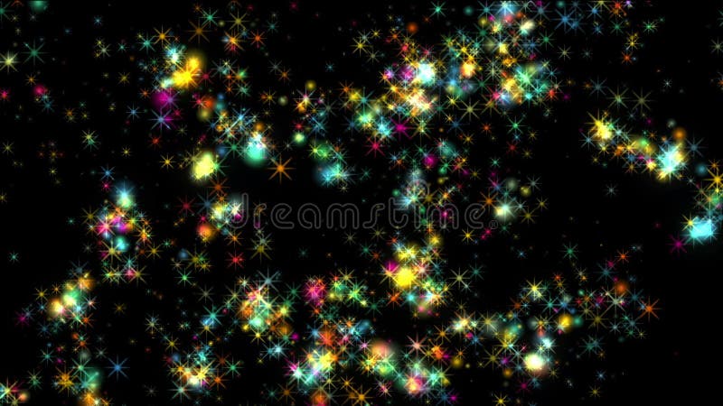 Fireworks Sparks Particle Color Stock Video - Video of merry, science ...