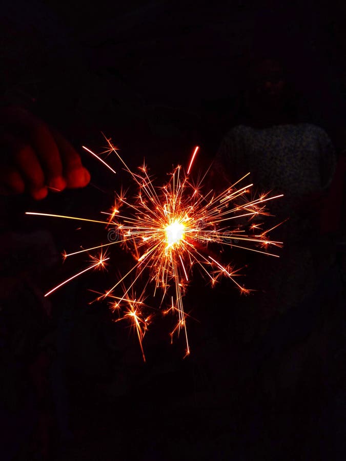 Fireworks Spread Shape stock photo. Image of colors - 219056926