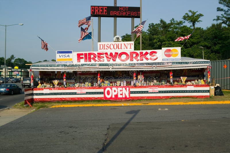Fireworks Stand on Route 29 in Rural Virginia Editorial Stock Image ...