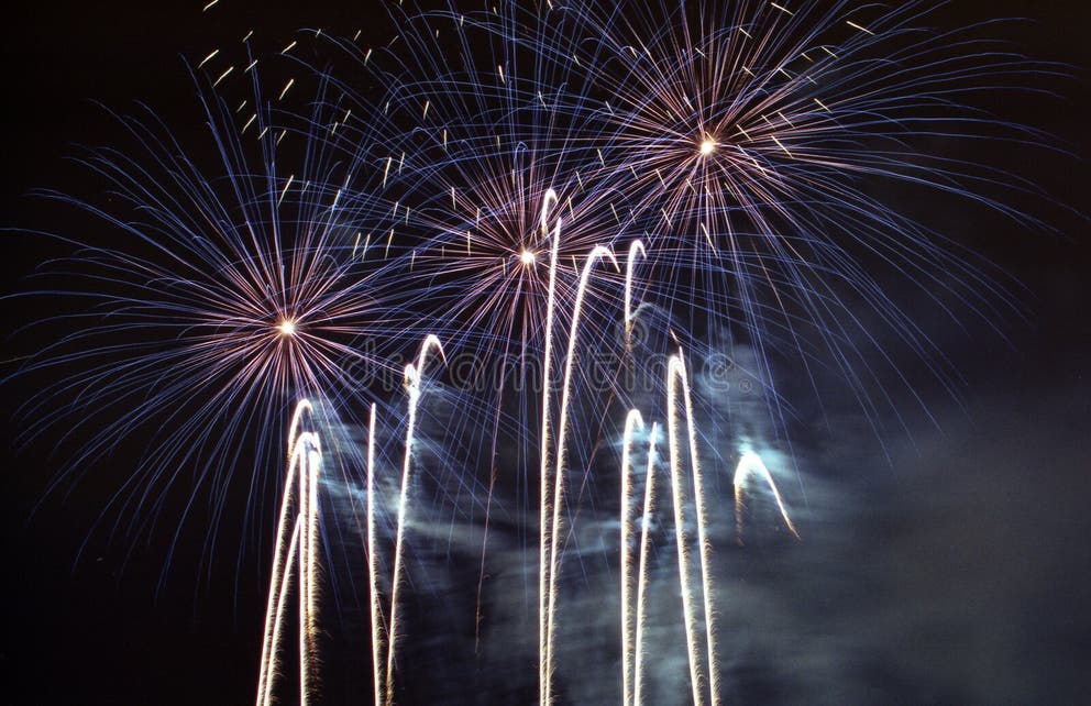 Fireworks stock photo. Image of fireworks, holiday, celebration - 40092422