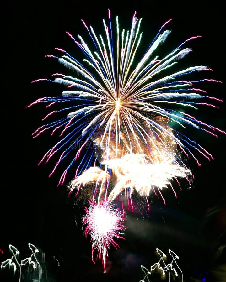 Fireworks in the Summer Night - August 2019 @salvaintheworld Stock ...