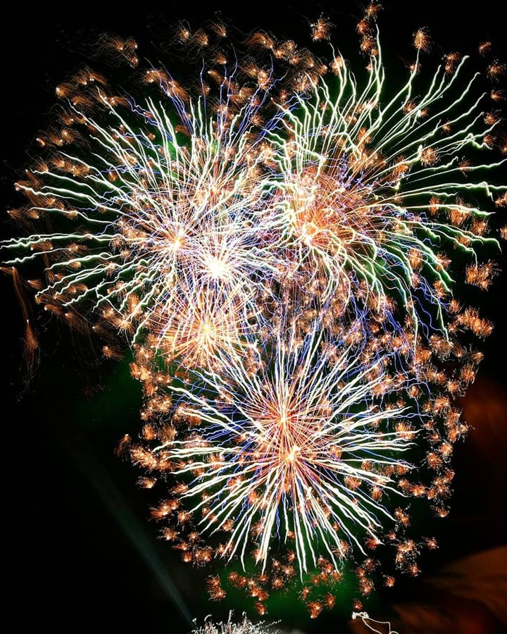 Fireworks in the Summer Night - August 2019 @salvaintheworld Stock ...