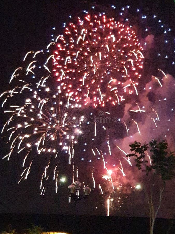 Fireworks 2020 Tet Lunar New Year Stock Photo - Image of 2020, year ...