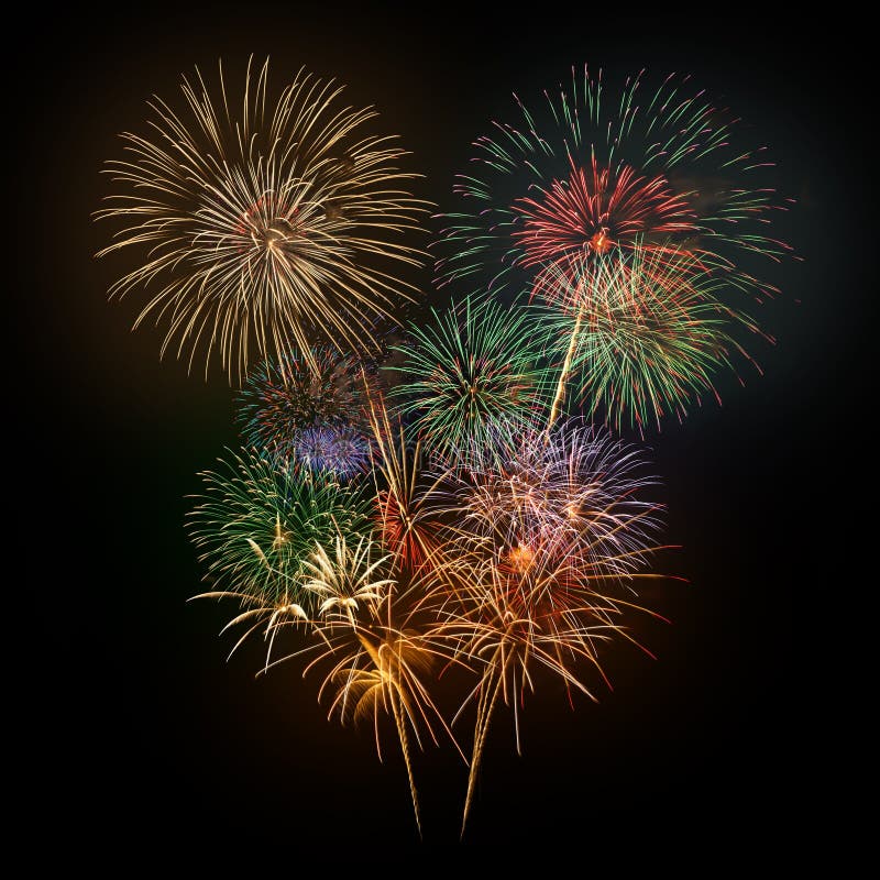 Fireworks stock image. Image of abstract, holiday, texture - 40376247