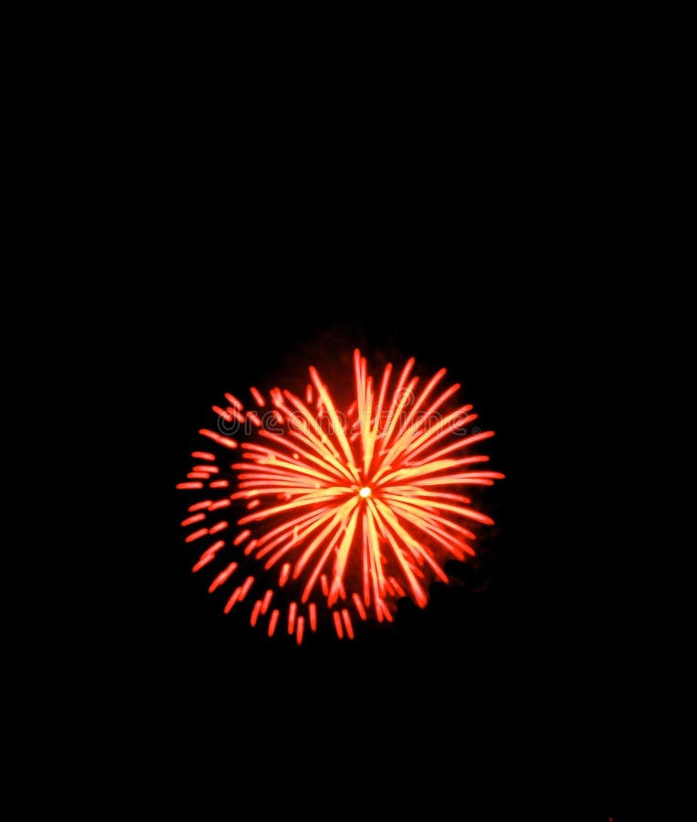 Fireworks stock image. Image of lighted, round, nighttime - 95558589