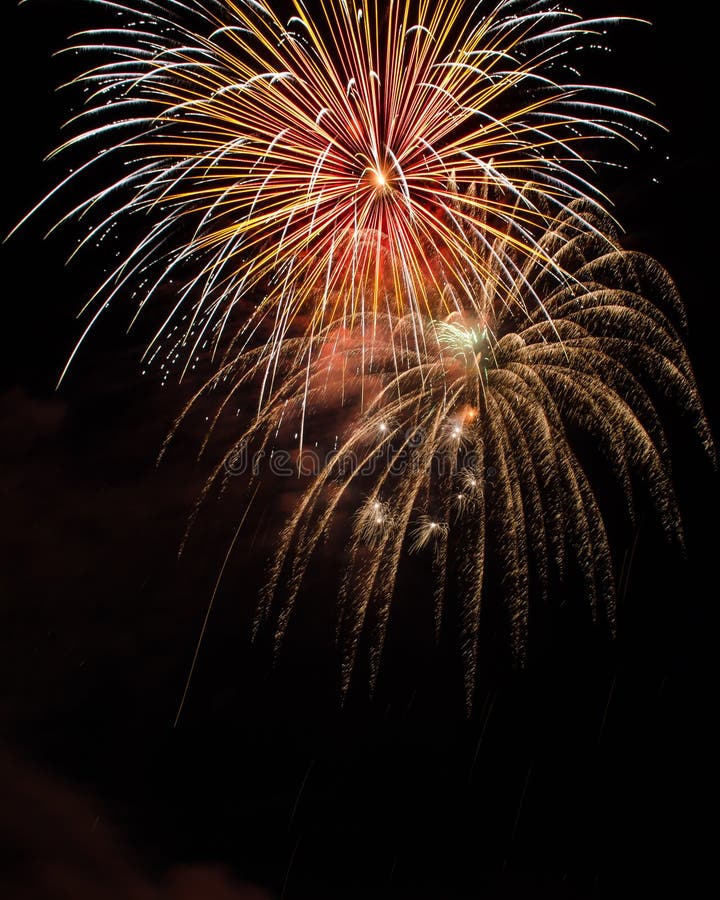 Fireworks stock photo. Image of celebrate, bright, illuminated - 42315958