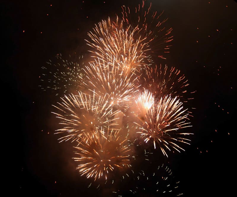Fireworks of Various Colors Stock Image - Image of december, color ...