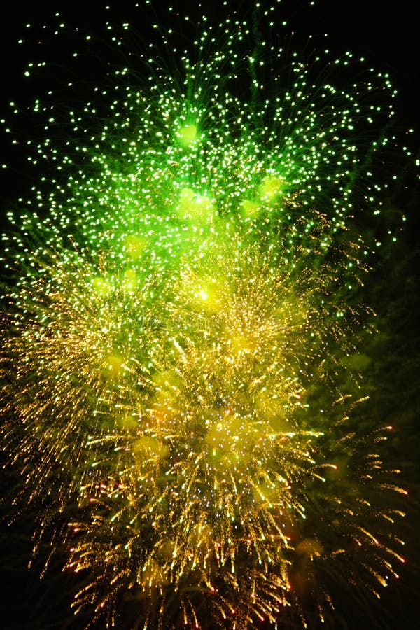 Fireworks of Various Colors Stock Photo - Image of firework, magic ...