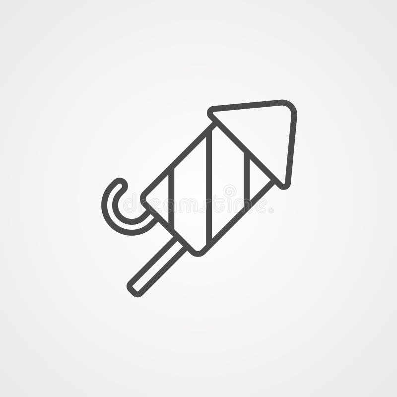 Fireworks Vector Icon Sign Symbol Stock Vector - Illustration of event ...