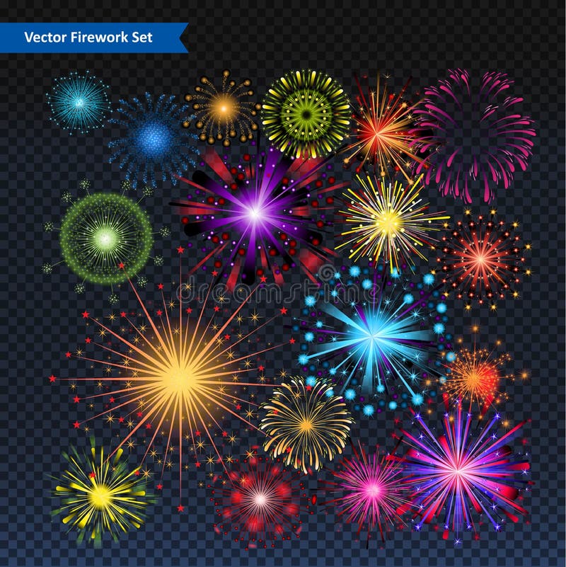 Fireworks Vector Illustration Stock Vector - Illustration of event ...