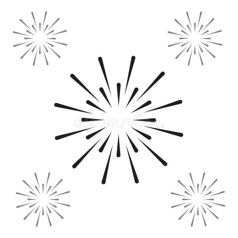 Fireworks Vector Template Design Illustration Stock Vector ...
