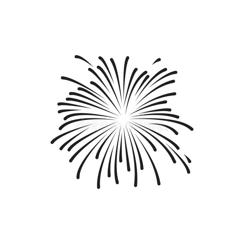 Fireworks Vector Template Design Illustration Stock Vector ...