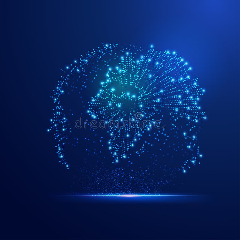 FireWorld stock vector. Illustration of space, connection - 247532161