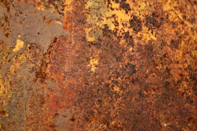 Firey Rust Metal Background Texture Stock Image - Image of pitted ...