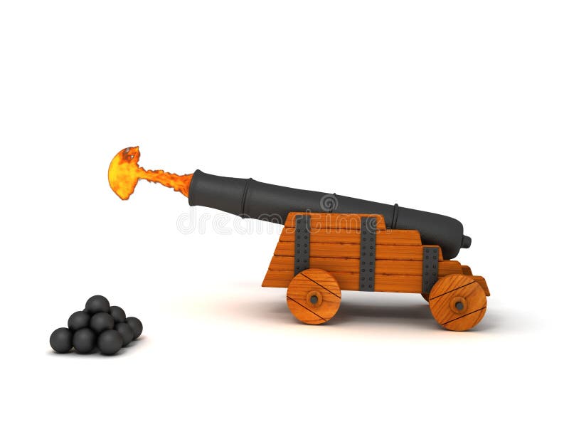 Cannon Firing Clipart