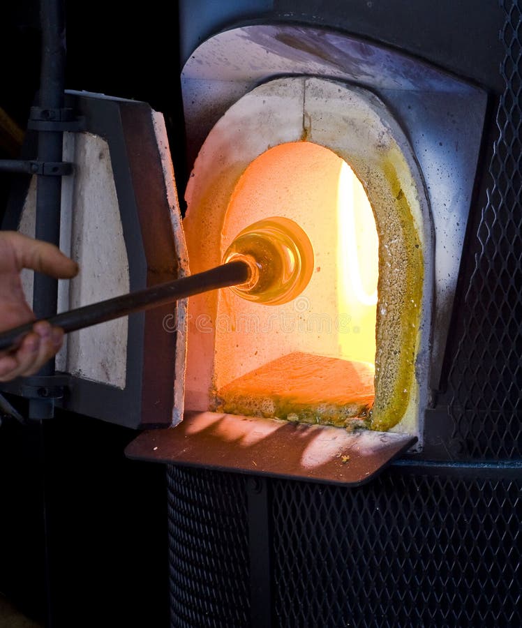 Firing Glass stock photo. Image of craft, forge, glass - 8883284