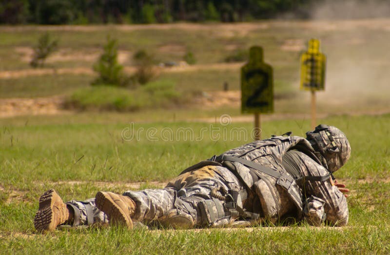 Firing Range editorial photo. Image of prone, uniform - 17061966