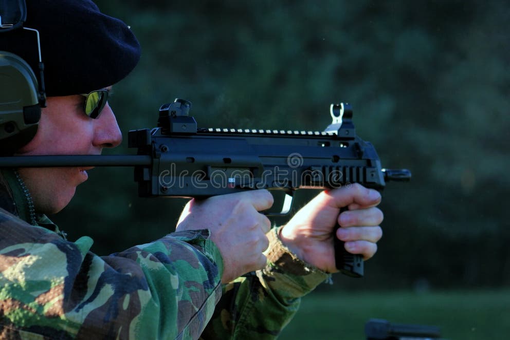 Firing in shades stock image. Image of marksmanship, target - 2183371