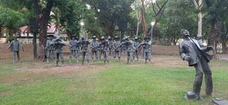 Firing Squad Execution of Jose Rizal Editorial Stock Photo - Image of ...