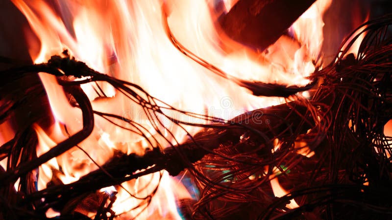 Copper wire stock image. Image of cable, spool, industry - 246563