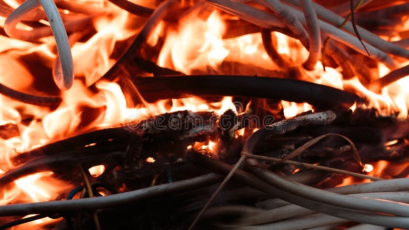 Firing wire in fire stock image. Image of circuit, dangerous - 84785141