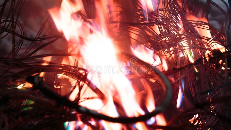 Firing wire in fire stock image. Image of flame, dangerous - 84808627