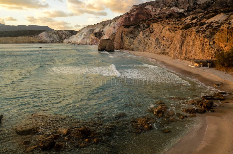 Firiplaka beach stock image. Image of beauty, beach, relax - 90219977