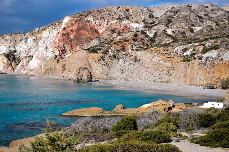 Firiplaka beach stock image. Image of mediterranean, cyclades - 90230667