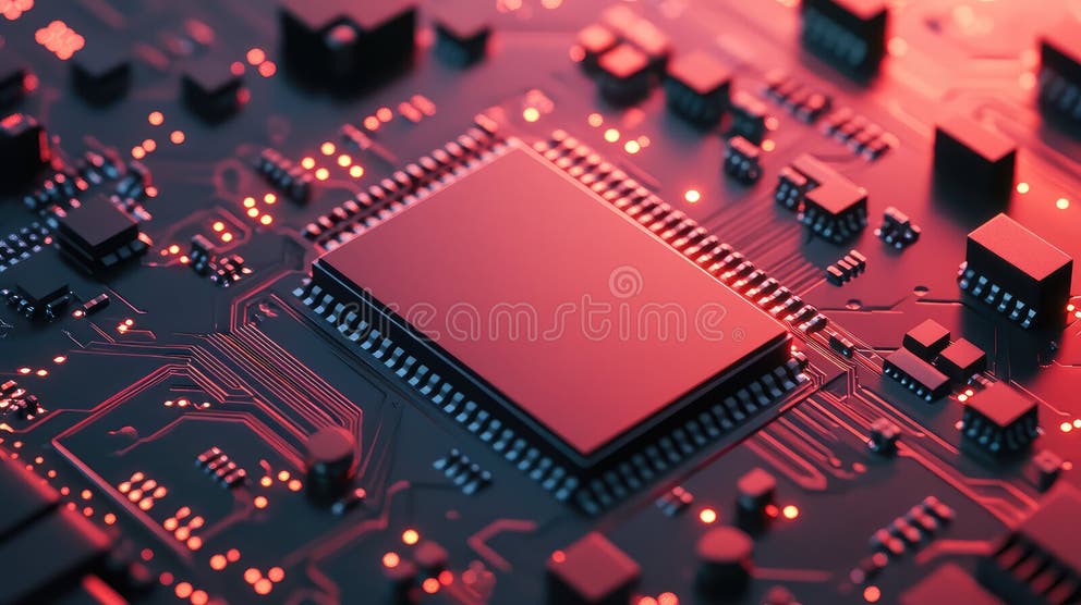 Firmware Elevating Microcontroller Stock Illustration - Illustration of ...