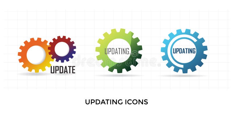 System update concept stock vector. Illustration of equipment - 185116414