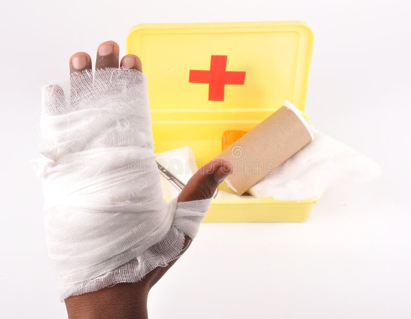 First aid stock photo. Image of injury, cure, role, fingers - 10557402