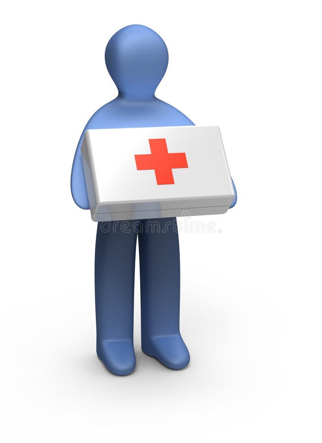3d Man First Aid Box Stock Illustrations – 181 3d Man First Aid Box ...
