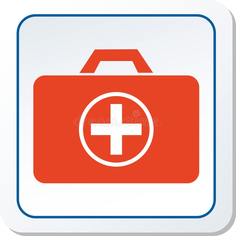 First Aid Box Icon Vector Graphical Representation Stock Vector ...