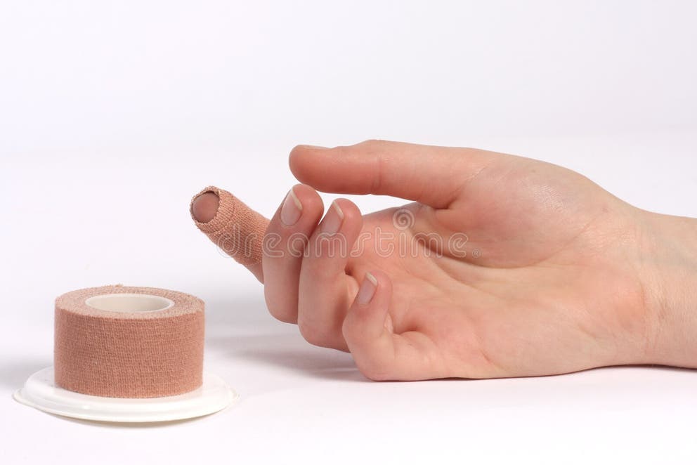 First Aid stock photo. Image of roll, care, finger, heal - 7155048