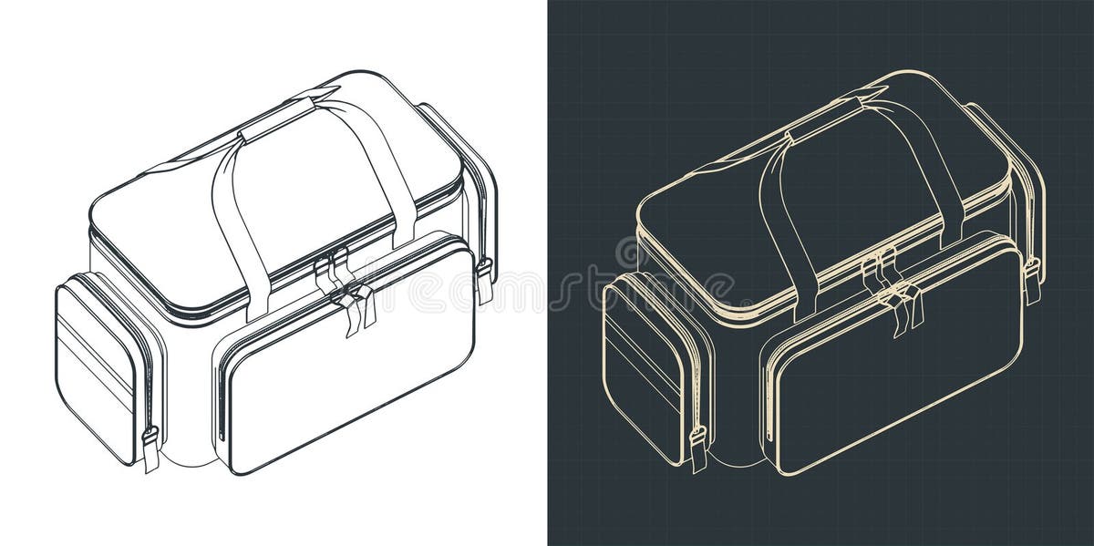 Bag Blueprints Stock Illustrations – 44 Bag Blueprints Stock ...