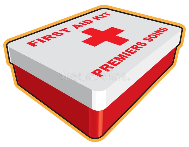First Aid Box stock illustration. Illustration of clipart - 13450463