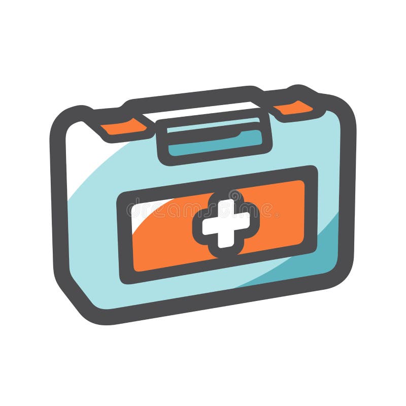 First Aid Box Vector Icon Cartoon Illustration Stock Vector ...