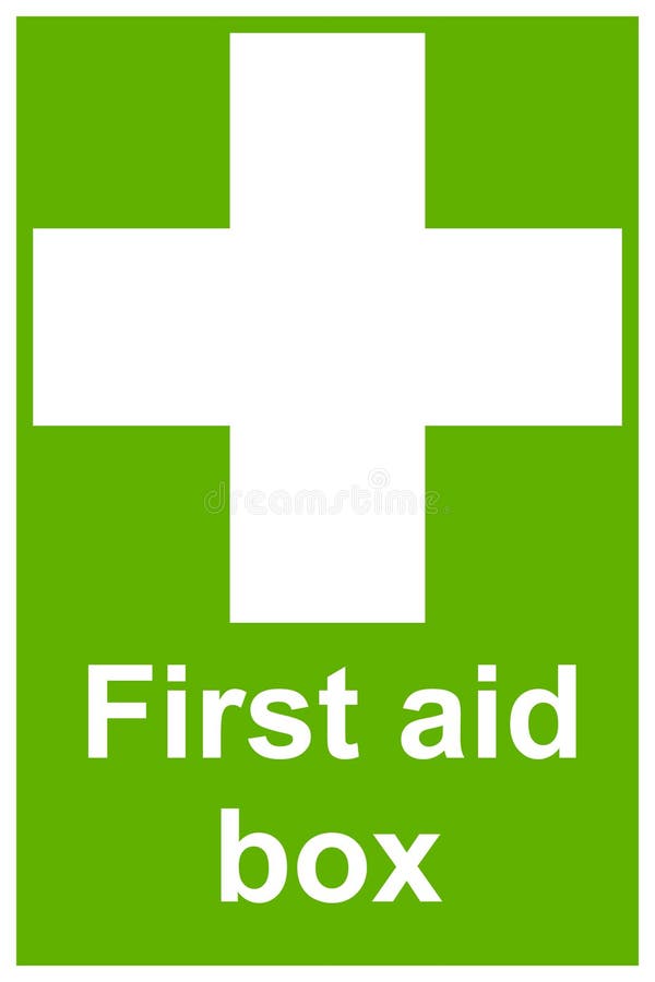 First aid box sign stock illustration. Illustration of care - 236166372