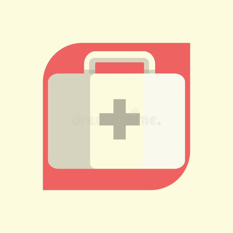 First Aid Box. Vector Illustration Decorative Design Stock Vector ...