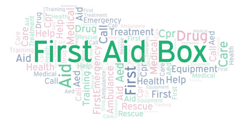 First Aid Word Collage Stock Illustrations – 207 First Aid Word Collage ...
