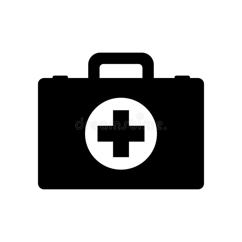 First Aid Case Icon Simple Design Stock Vector - Illustration of ...