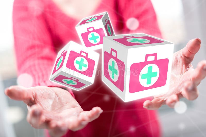 Concept of first aid stock photo. Image of sign, medicine - 190933122