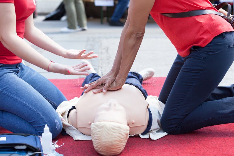 First aid and CPR training stock photo. Image of heart - 118717314