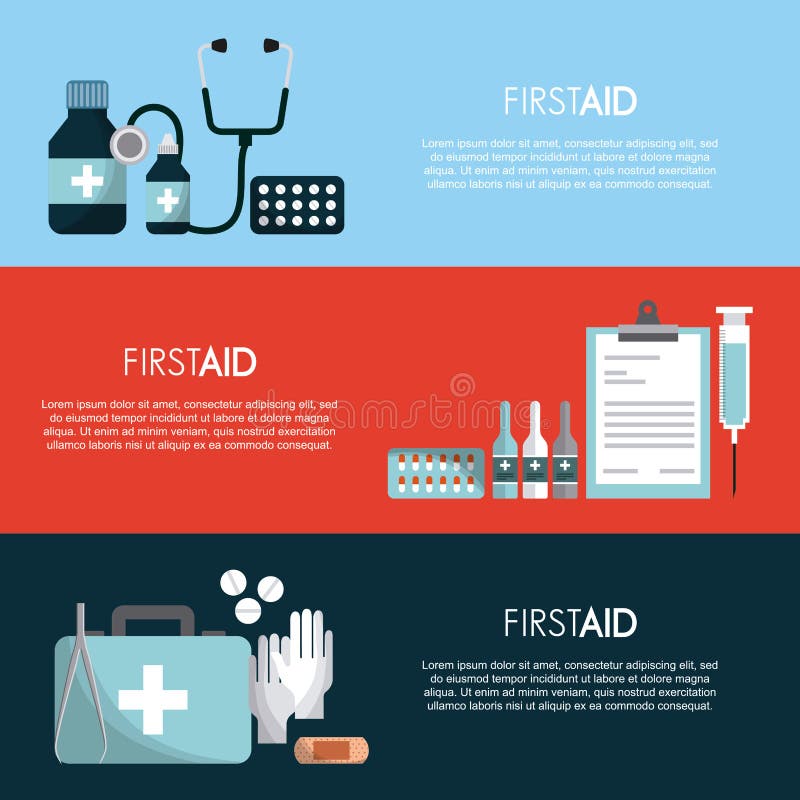 First aid design stock vector. Illustration of sthetoscope - 86184677