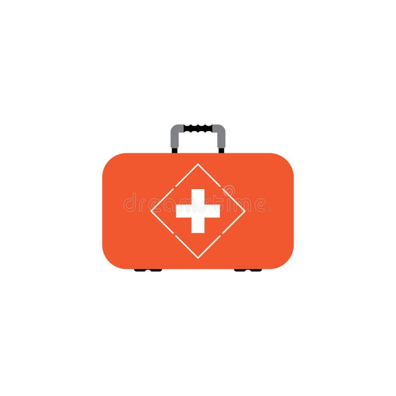 First Aid Icon on White Background Stock Vector - Illustration of ...