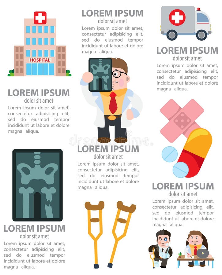 First aid infographics stock vector. Illustration of medicine - 106478738