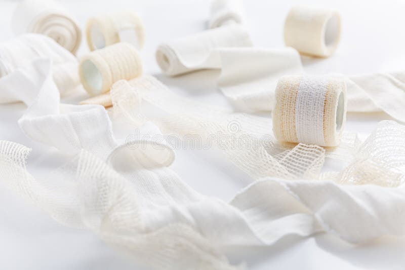 First Aid, Injury Protecting Wrapping and Wound Dressing Concept Stock ...