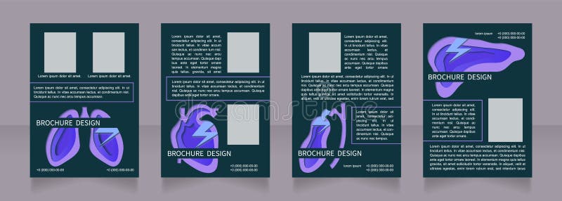 First Aid for Internal Bleeding Blank Brochure Layout Design Stock ...