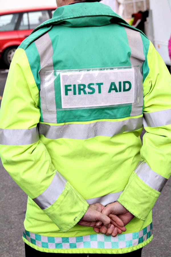 First aid jacket stock photo. Image of life, back, help - 22951616