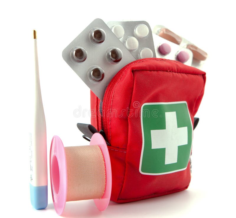 First aid kit stock image. Image of urgency, health, object - 18709123